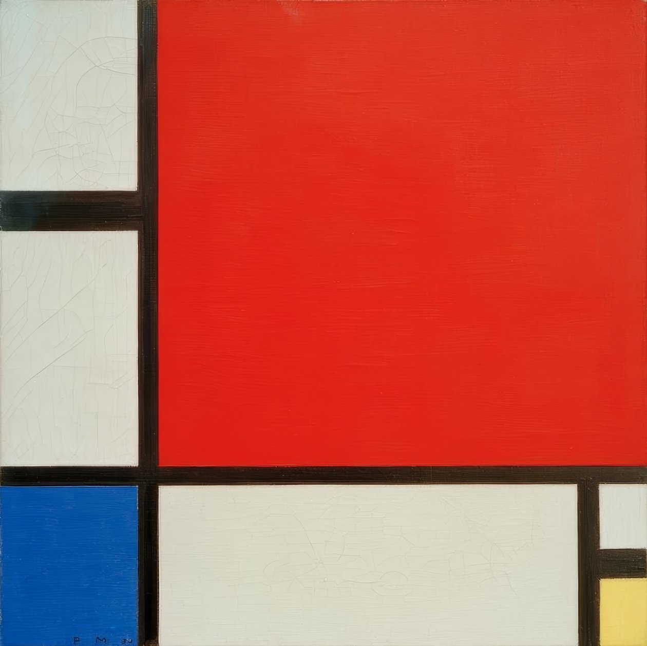 Composizione in rosso, blu e giallo | Piet Mondrian